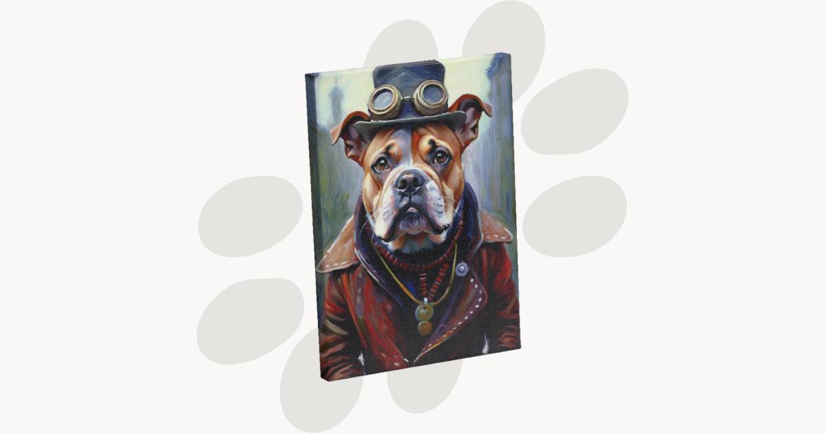 The steam pooch - Steampunk Dog Portrait - Custom Dog Portrait ...